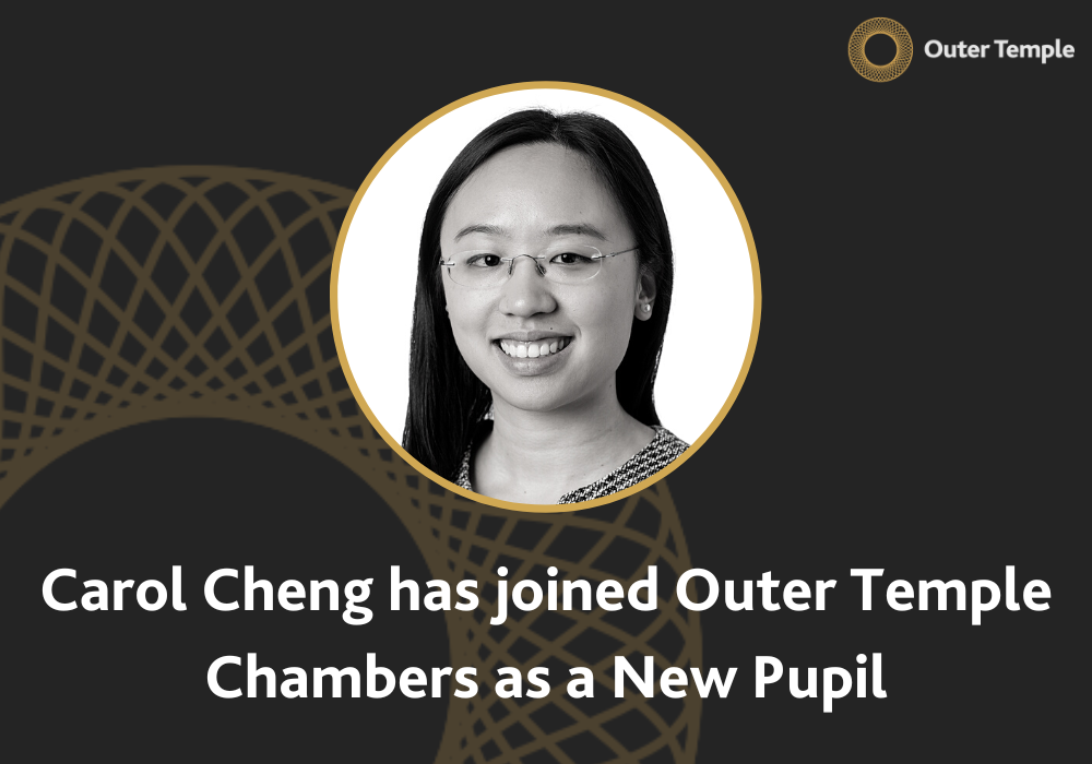 Carol Cheng has joined Outer Temple Chambers as a New Pupil - Outer ...