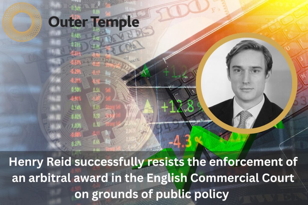 Henry Reid instructed in Payward Inc & Ors v Maxim Chechetkin [2023 ...