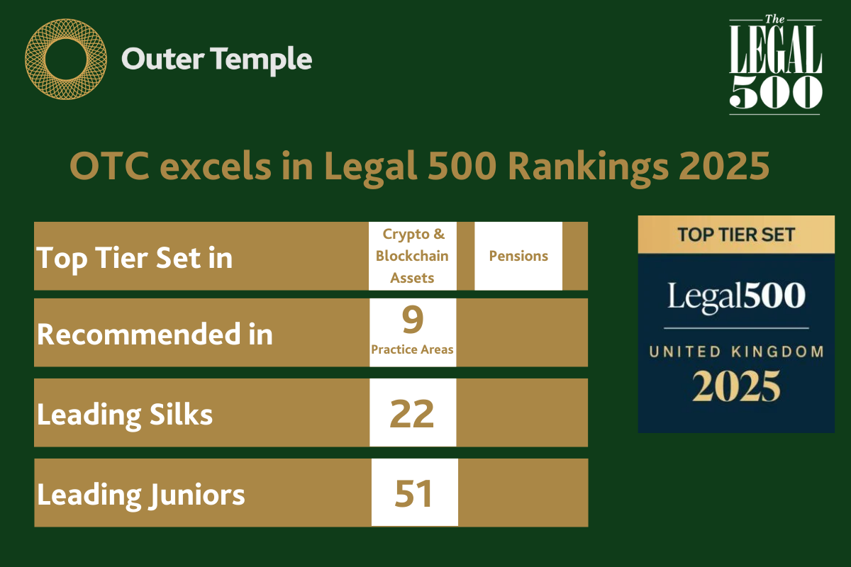 Another stellar set of rankings for OTC in the Legal 500 2025 Guide ...