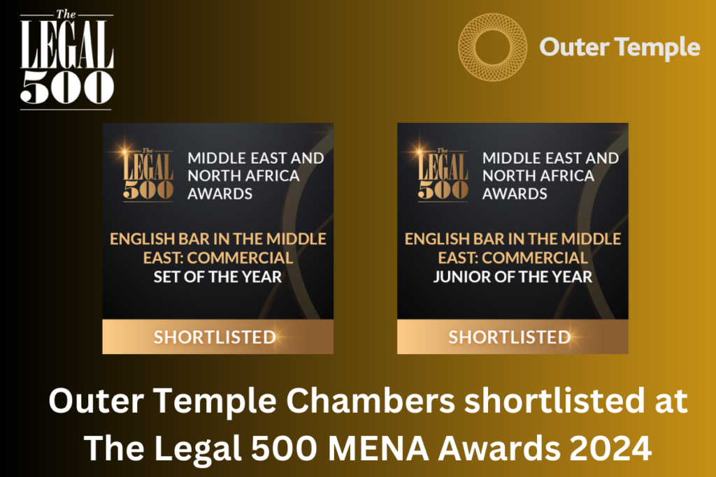 Outer Temple Chambers shortlisted at The Legal 500 MENA Awards 2024 ...