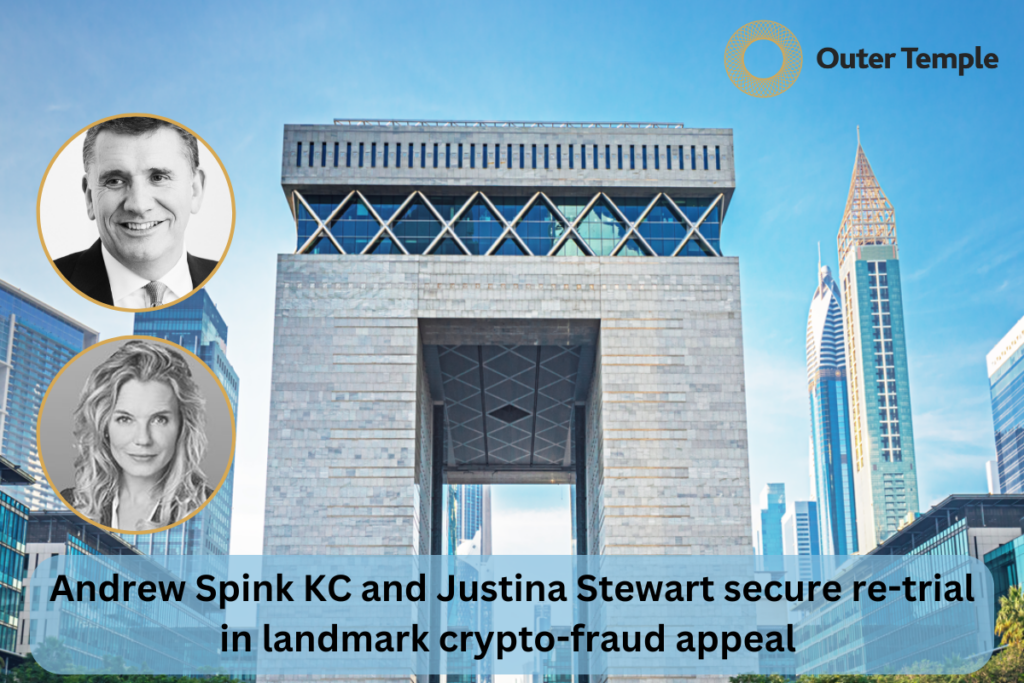 Andrew Spink KC and Justina Stewart secure re-trial in landmark crypto ...