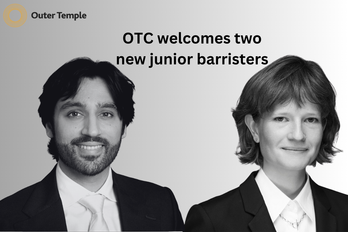 Outer Temple Chambers welcomes two new junior barristers - Outer Temple Chambers - London