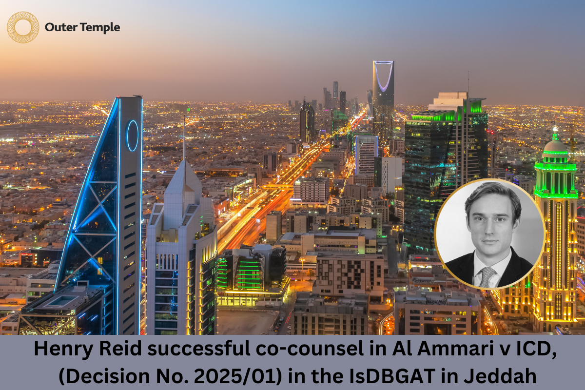 Henry Reid successful co-counsel in Al Ammari v ICD, (Decision No. 2025 ...