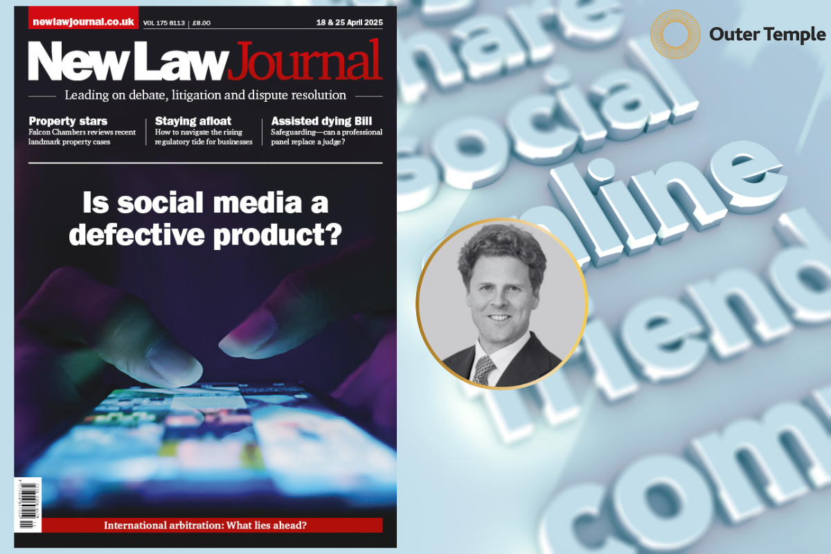 'Is social media a defective product?'- Harry Lambert Published in The ...