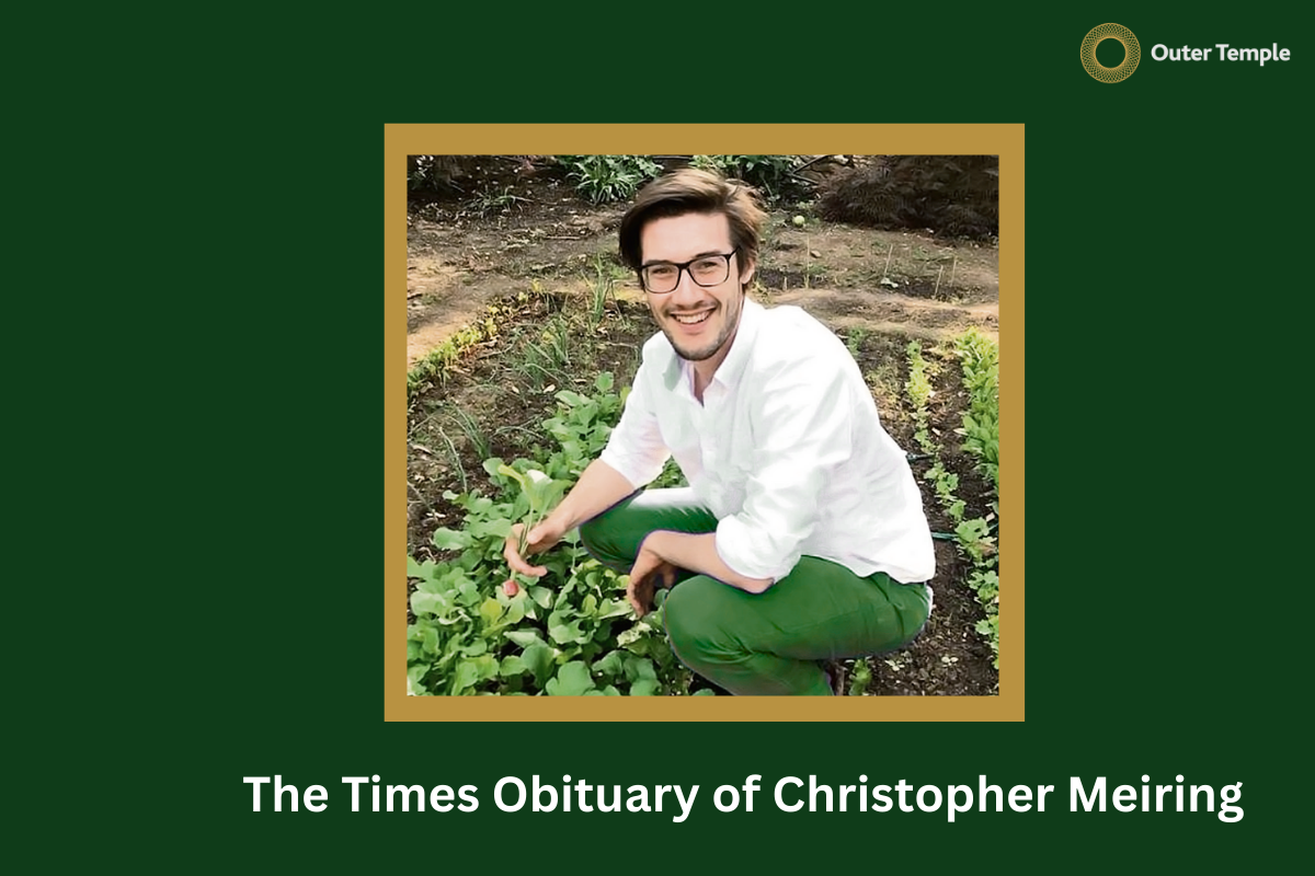 The Times Obituary of Christopher Meiring - Outer Temple Chambers - London